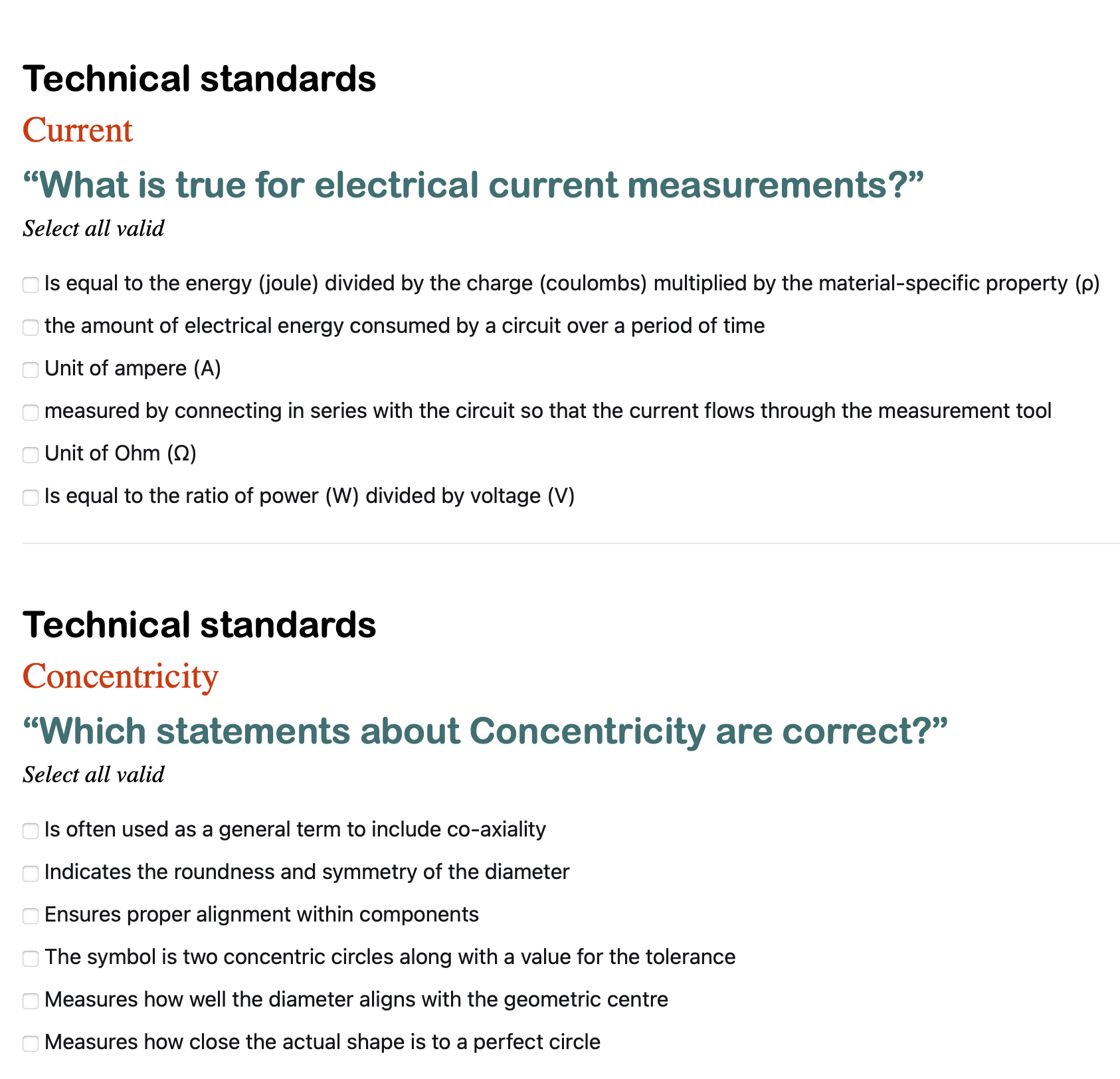 Home Technical Competence